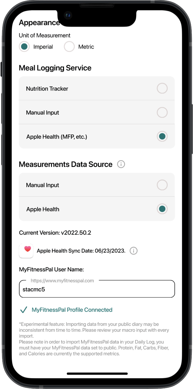 Syncing Third Party Apps